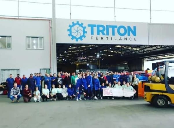Empresas Triton Máquinas Agrícolas, e Triton Fertilance, realizaram a ...